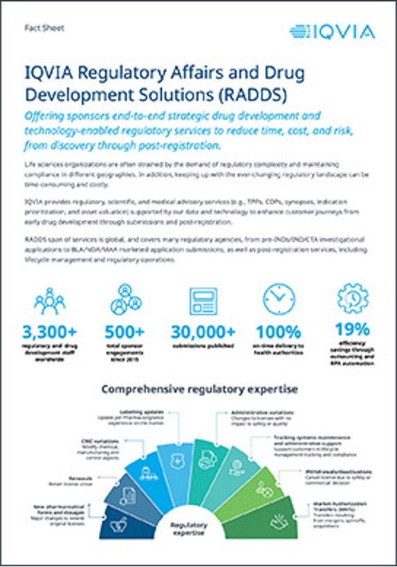 Drive efficiency with tech-enabled Regulatory Services – IQVIA Integrated Global Compliance